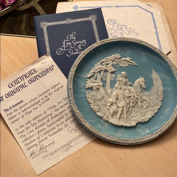 Accents | Shakespeare Decorative Plate | Poshmark